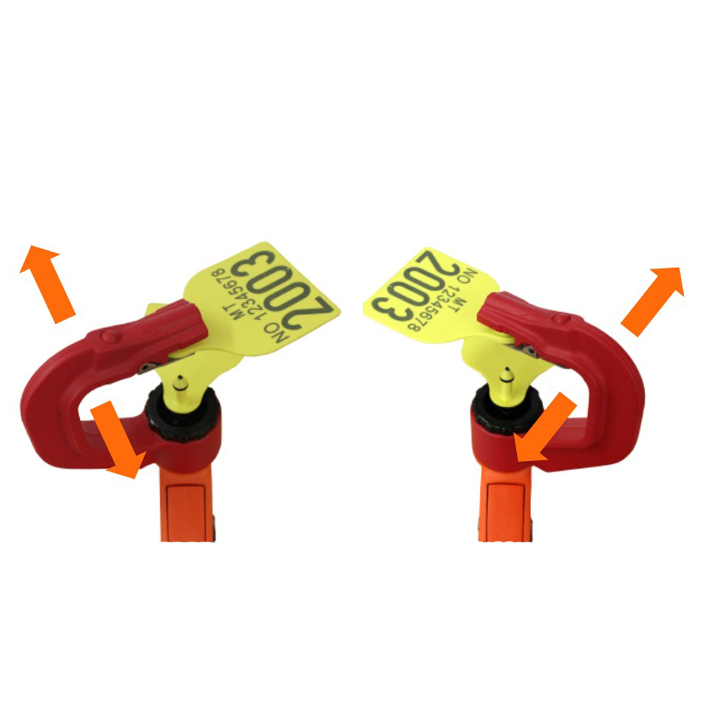 OS ID: Combi Matic ear tag applicator for cattle
